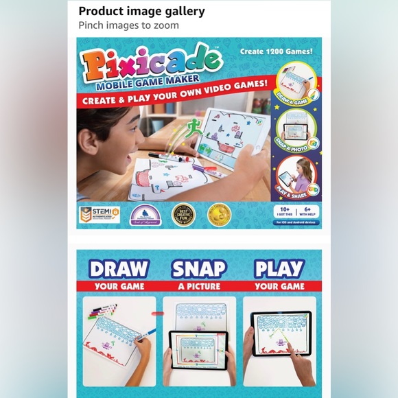 Stem.org | Toys | Nwtpixicade Mobile Game Maker Create Play Your Own Video Games | Poshmark